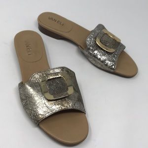 Vaneli | Shoes | Vaneli Metallic Sandals | Poshmark